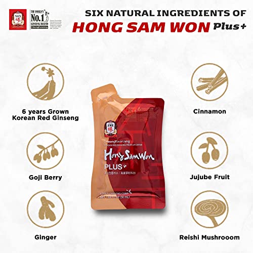 CheongKwanJang Hong Sam Won Plus - Korean Red Ginseng Drink Korean Red ...