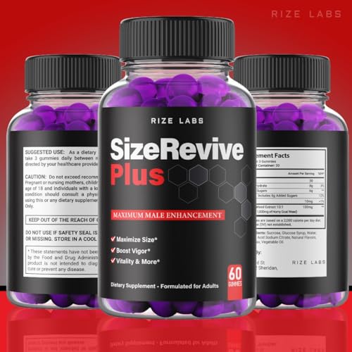 (Official) Size Revive Plus Gummies, Size Revive Plus for Men, Size Re
