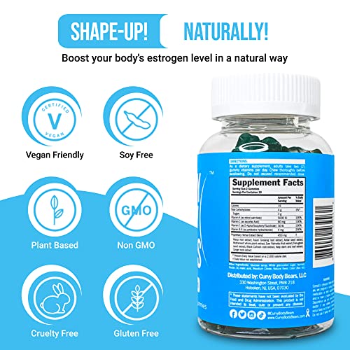 Curvy Body Bears Bum Gummies - Workout Aid - Women’s Support Supplemen ...