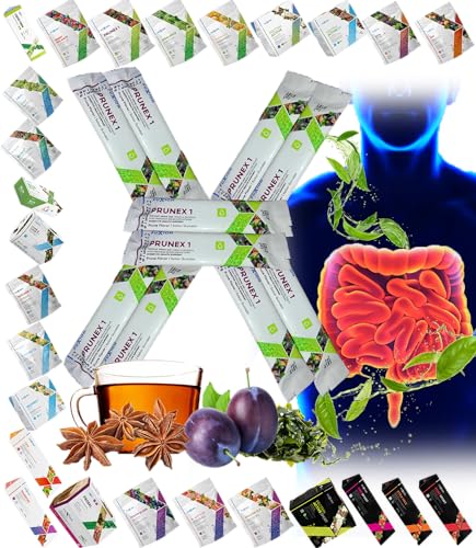 All Natural Detox Cleanse Instant Tea Mix Prune & Plum w. Fiber & Inul