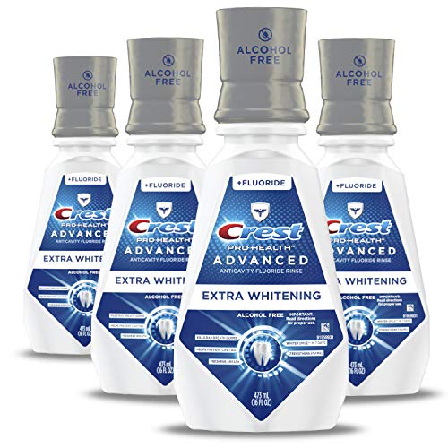 Crest ProHealth Advanced Mouthwash, Alcohol Free, Extra Whitening, Ene