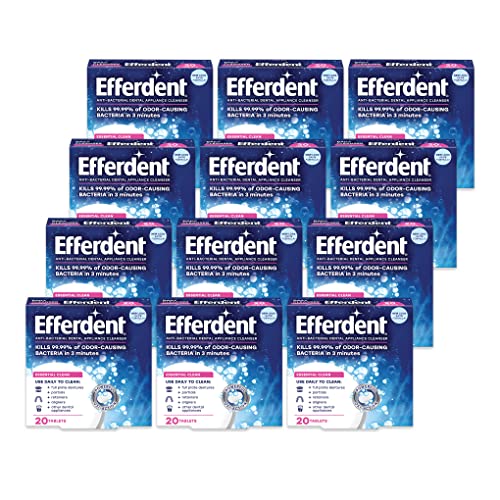 Efferdent Retainer Cleaning Tablets, Denture Cleaning Tablets for Dent