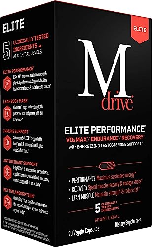 Mdrive Elite Test Booster for Men - Supports Immune Health, Energy, VO