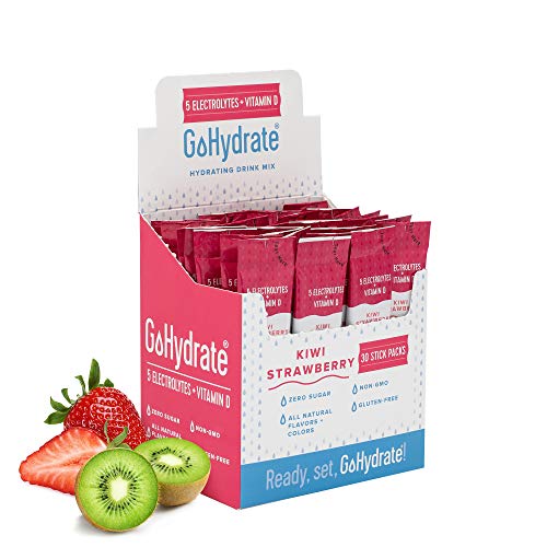 GoHydrate Electrolyte Drink Mix - A Naturally Flavored, Sugar Free, Hy