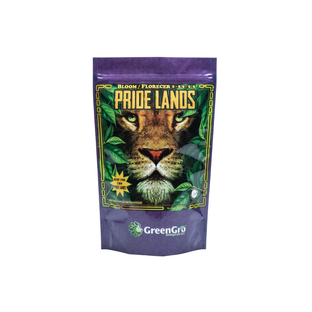 Pride Lands Premium Organic Bloom Fertilizer with NO Fillers, Bigger B