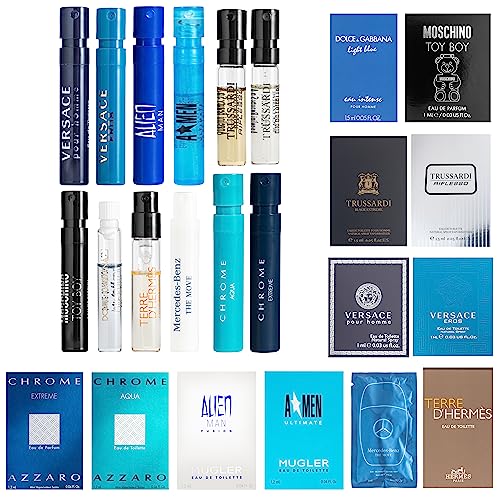 Infinite Scents Cologne Samples Pack Gift Set for Men: 12 Designer Fra