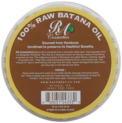 RA COSMETICS 100% Natural Batana Hair Oil 16 oz – kate-minimalist