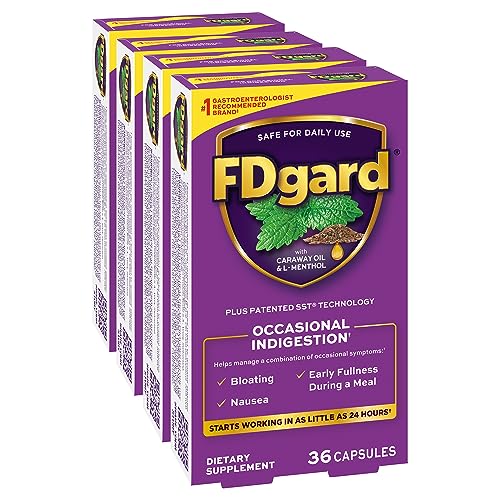 FDgard Gut Health Supplement, Indigestion, Nausea & Bloating, Upset St