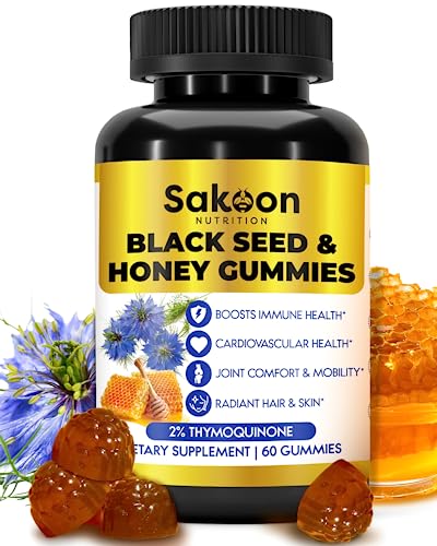 Sakoon nutrition Black Seed Oil & Honey Gummies W/ 2%+ THYMOQUINONE