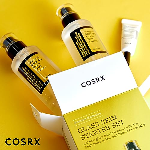 COSRX Glass Skin Starter Set, Advanced Snail 96 Mucin Power Essence (1 ...