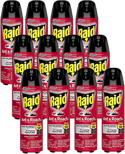 Raid Ant & Roach Killer Spray for Listed Bugs, Insect, Spider, For Ind