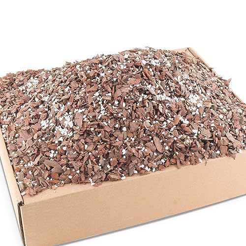 CJGQ Orchid Bark Potting Mix 9Quart, Mix Pine Bark and Organic Perlite
