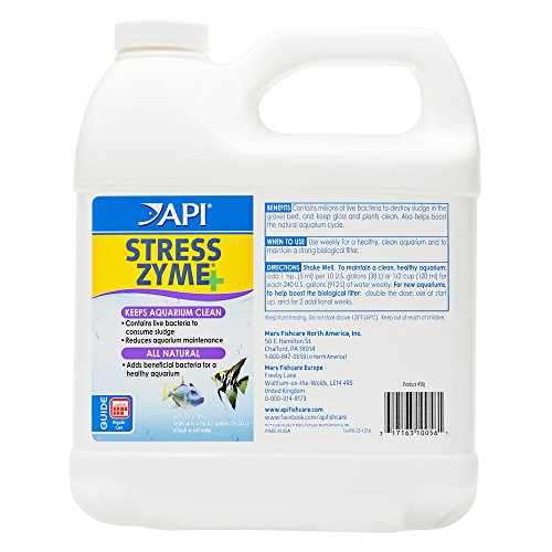 API STRESS ZYME Freshwater and Saltwater Aquarium Cleaning Solution 64