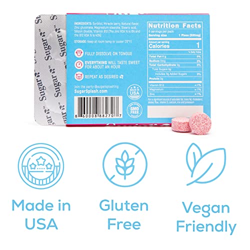 SUGAR SPLASH Taste Changing Tablets | Flavor Changing Tablets for Coup ...