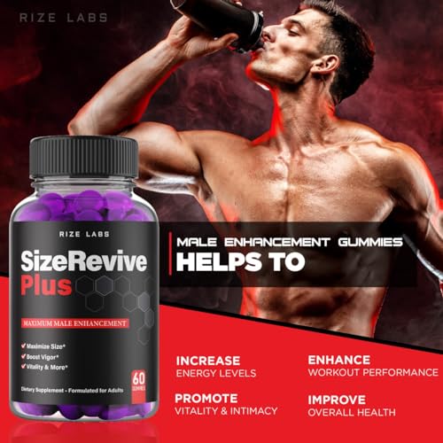 (Official) Size Revive Plus Gummies, Size Revive Plus for Men, Size Re