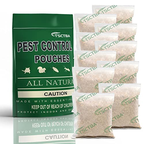 TSCTBA Pest Control Pouches, Rodent Repellent, Peppermint Mouse Repell