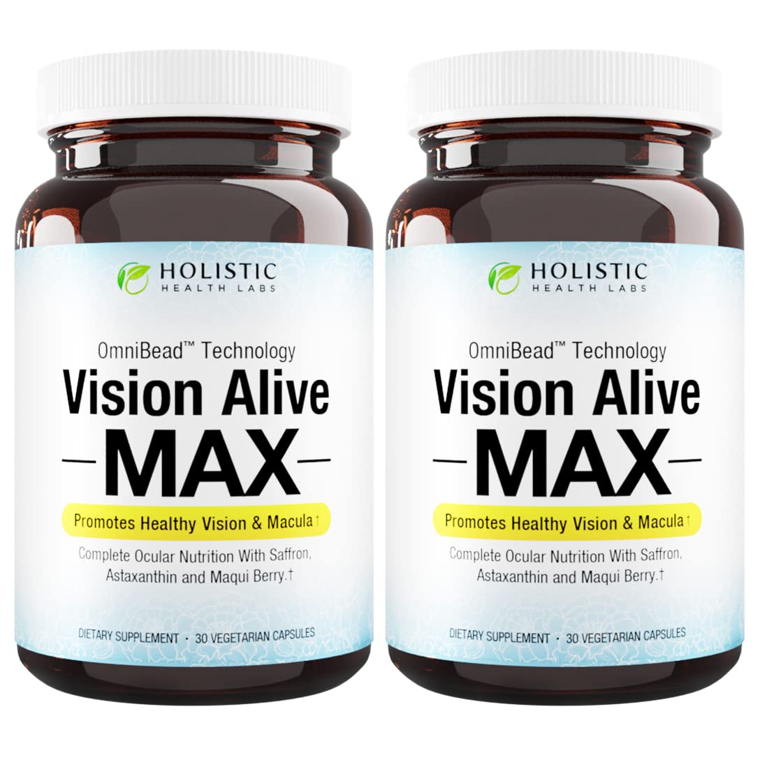 Holistic Health Labs Vision Alive Max with 8 Natural Ingredients Lutem