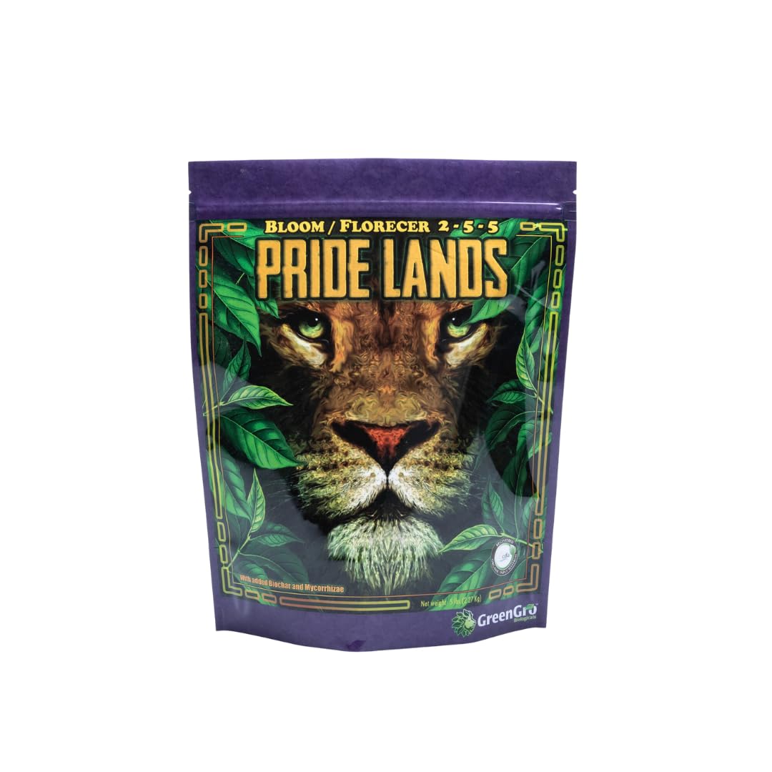 Pride Lands Premium Organic Bloom Fertilizer with NO Fillers, Bigger B