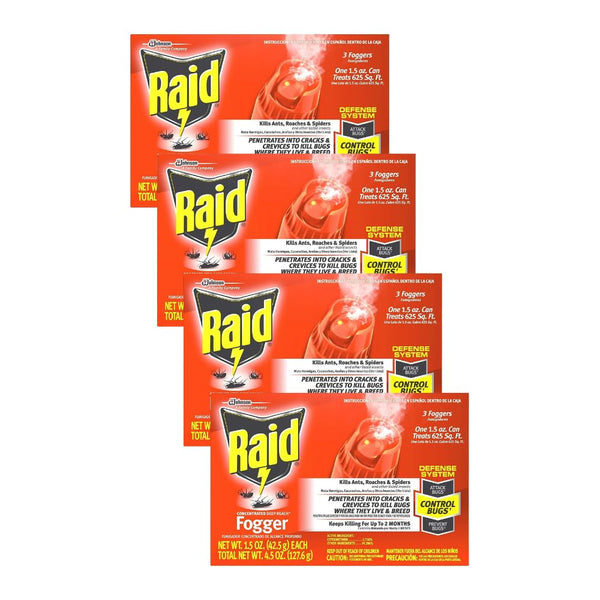Raid Concentrated Deep Reach Fogger (Pack of 4) – kate-minimalist
