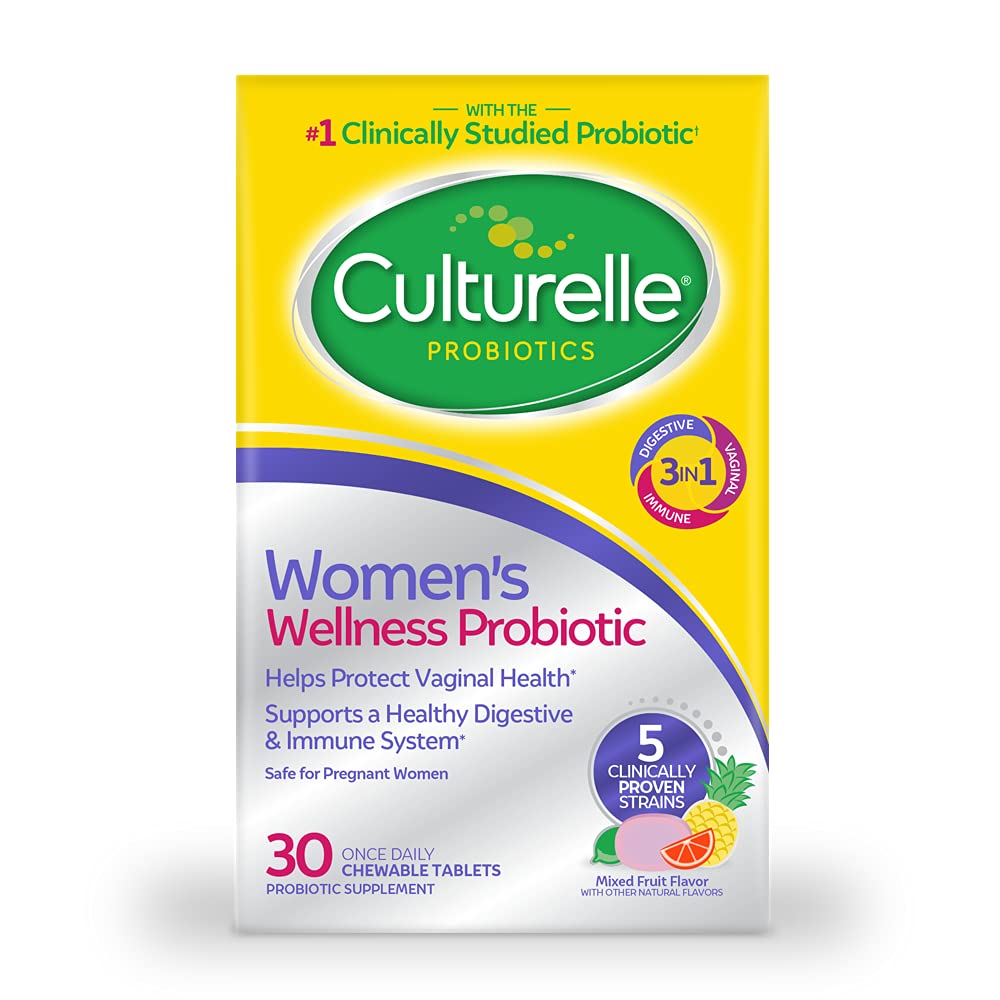 Culturelle Women’s Wellness, Daily Chewable Probiotics for Women - Sup ...