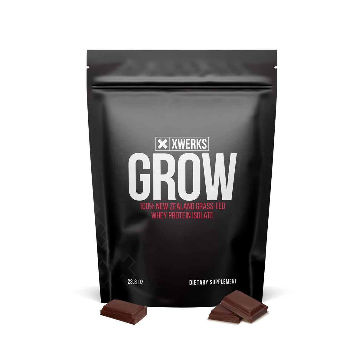 Xwerks Grow: Whey Protein Isolate Powder - Keto-Friendly - Soy & Glute