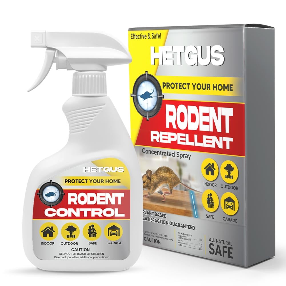 ANEWNICE Rodent Repellent Spray,Mouse Repellent,Mice Repellent for Hou