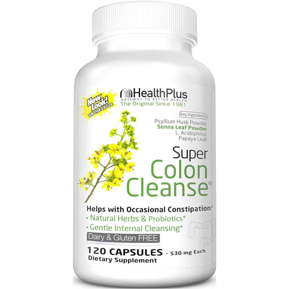 Health Plus Super Colon Cleanse - 120 Capsules