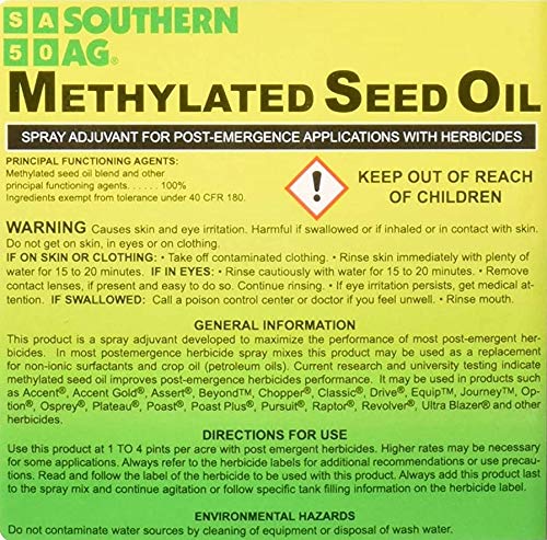 Southern Ag Methylated Seed Oil (MSO) Surfactant, Gallon - 128oz – kate ...