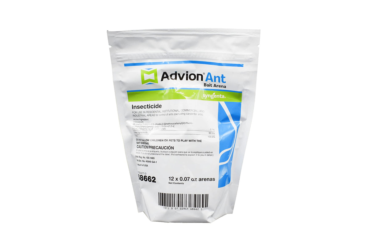 Syngenta Advion - Arena 12ct Bag Insecticide Ant Bait Station, White,