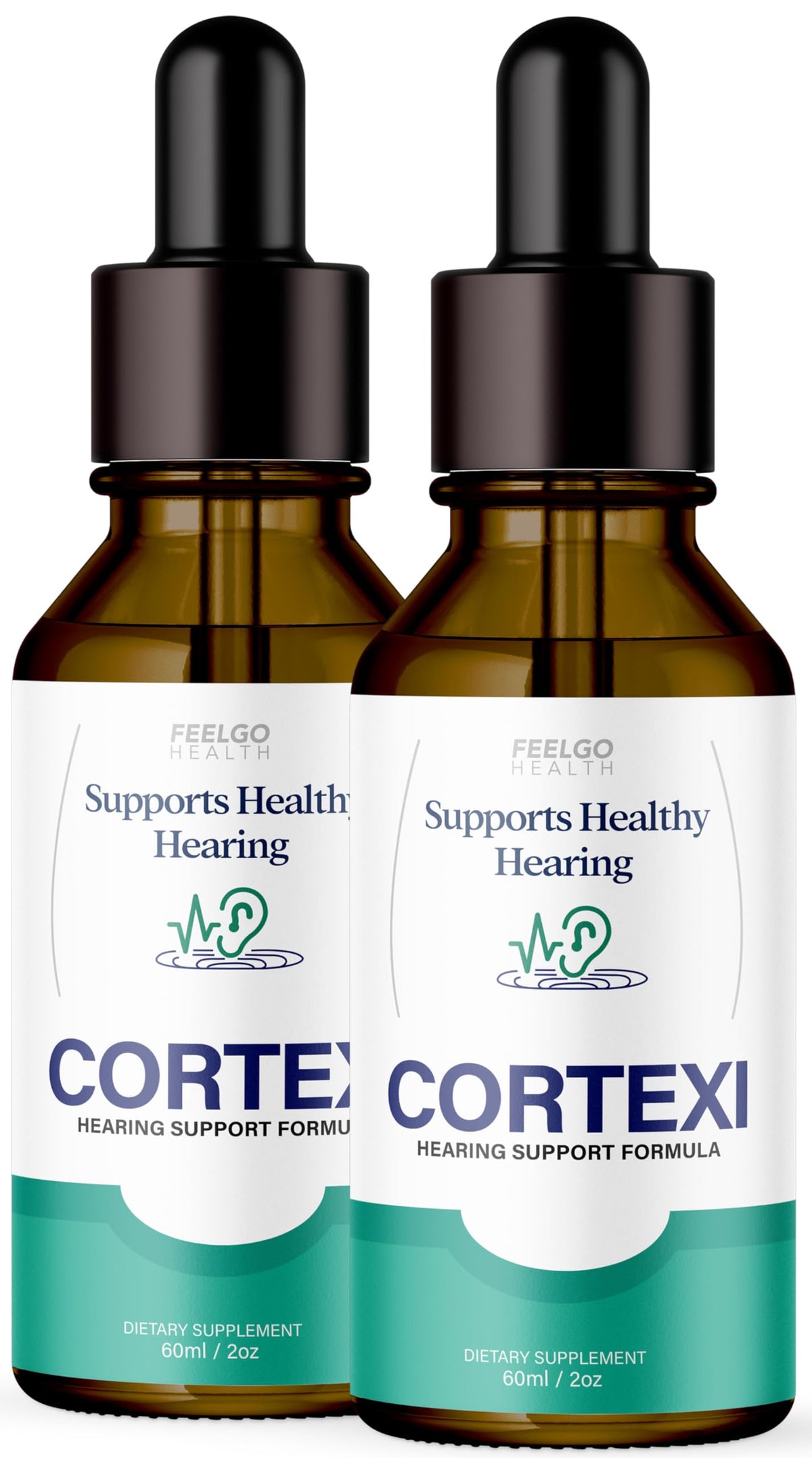 2 Pack - Cortexi Ear Drops - Cortexi Hearing Support Drops, Cortexi Ea