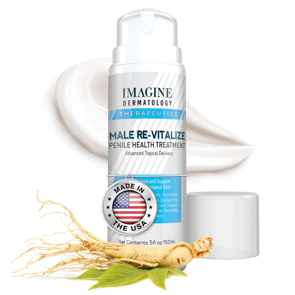 Imagine Dermatology Male Re-Vitalize Original Penile Health Cream for