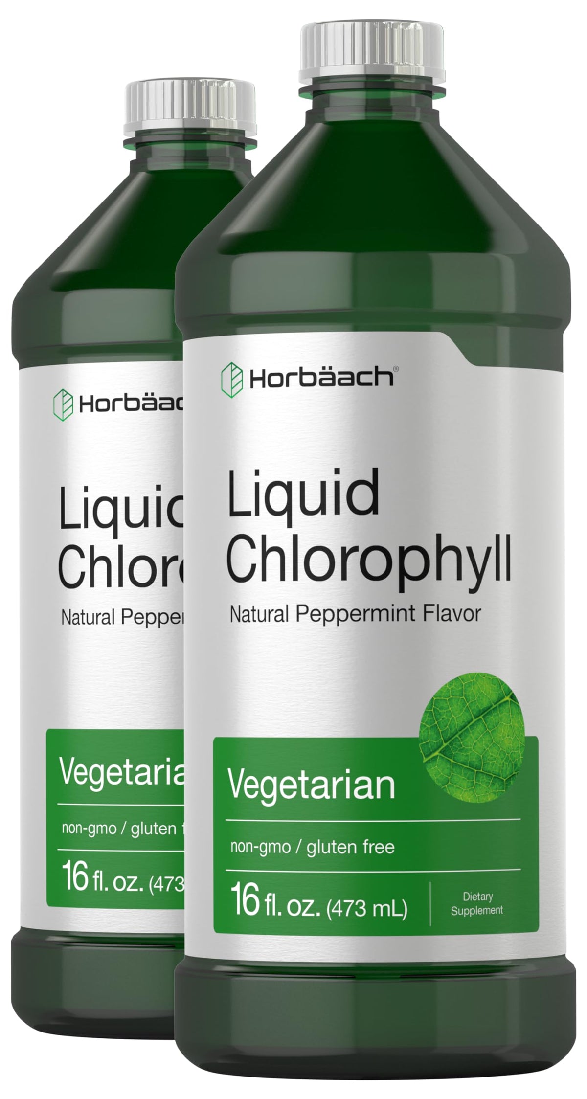 Chlorophyll Liquid Drops 100mg | 32 oz (2 x 16 oz Bottles) | Natural P