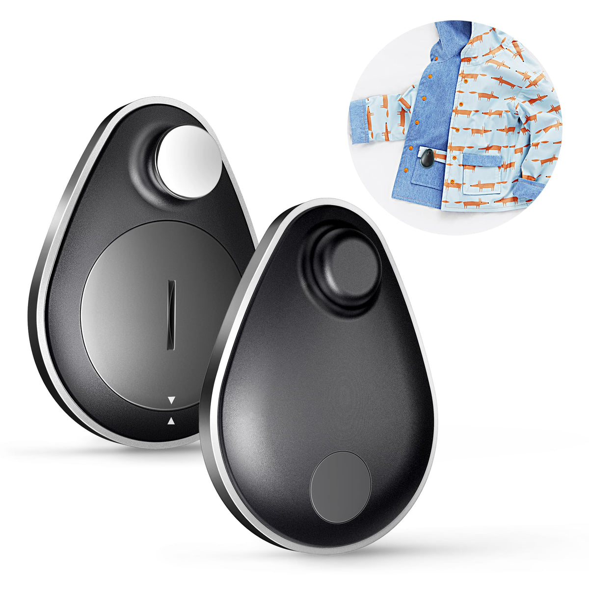 Utag Hidden GPS Tracker for Kids 2 Pack, Bluetooth Tracker Works with