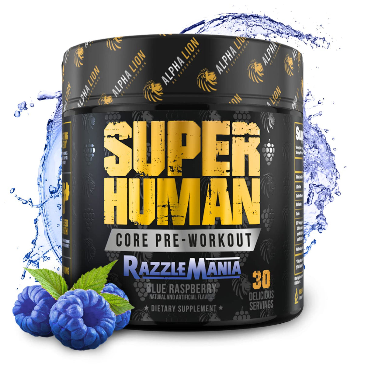ALPHA LION Core Pre Workout w/Creatine for Performance, Beta Alanine f