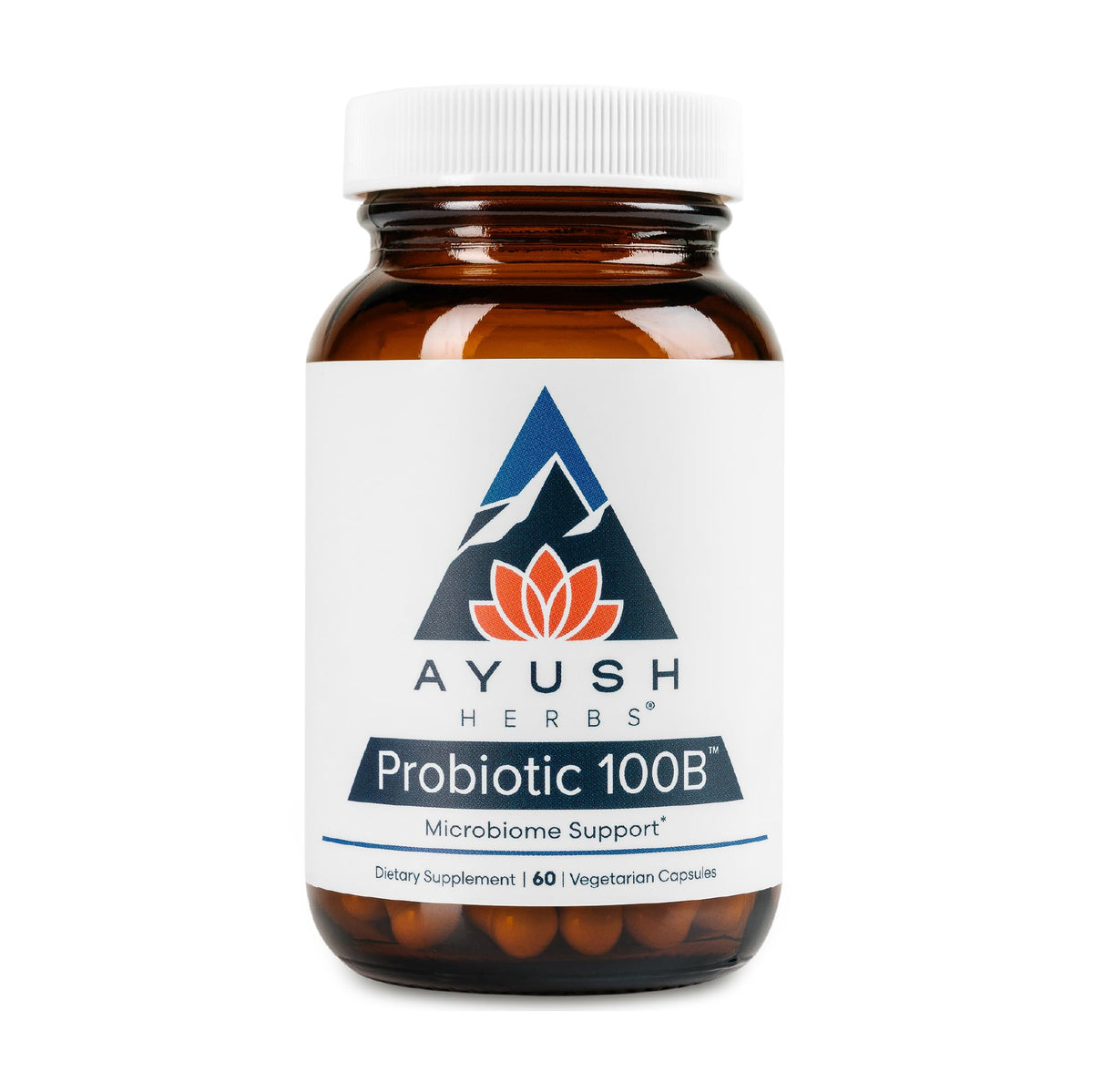 Ayush Herbs Probiotic 100B, Ayurvedic Herbal Daily Probiotic Supplemen