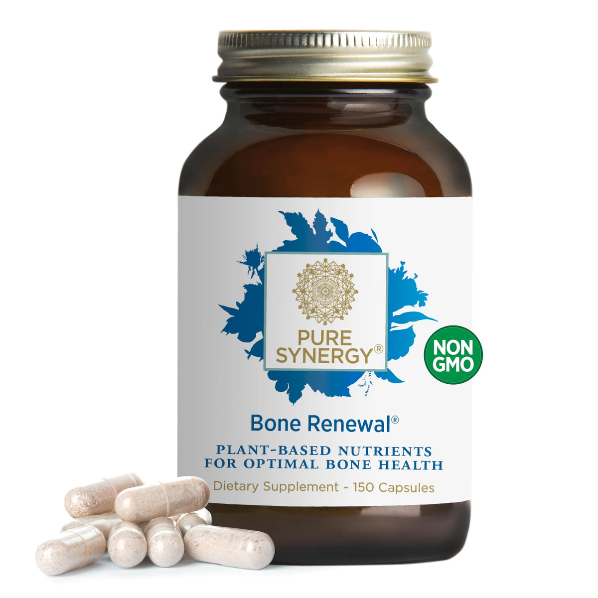 PURE SYNERGY Bone Renewal | Bioavailable Calcium with Cofactors | Natu