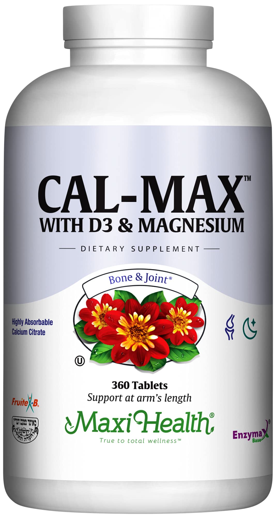 Calcium 1000 mg with Vitamin D3 (400 IU) and Magnesium (750 mg) - Cal
