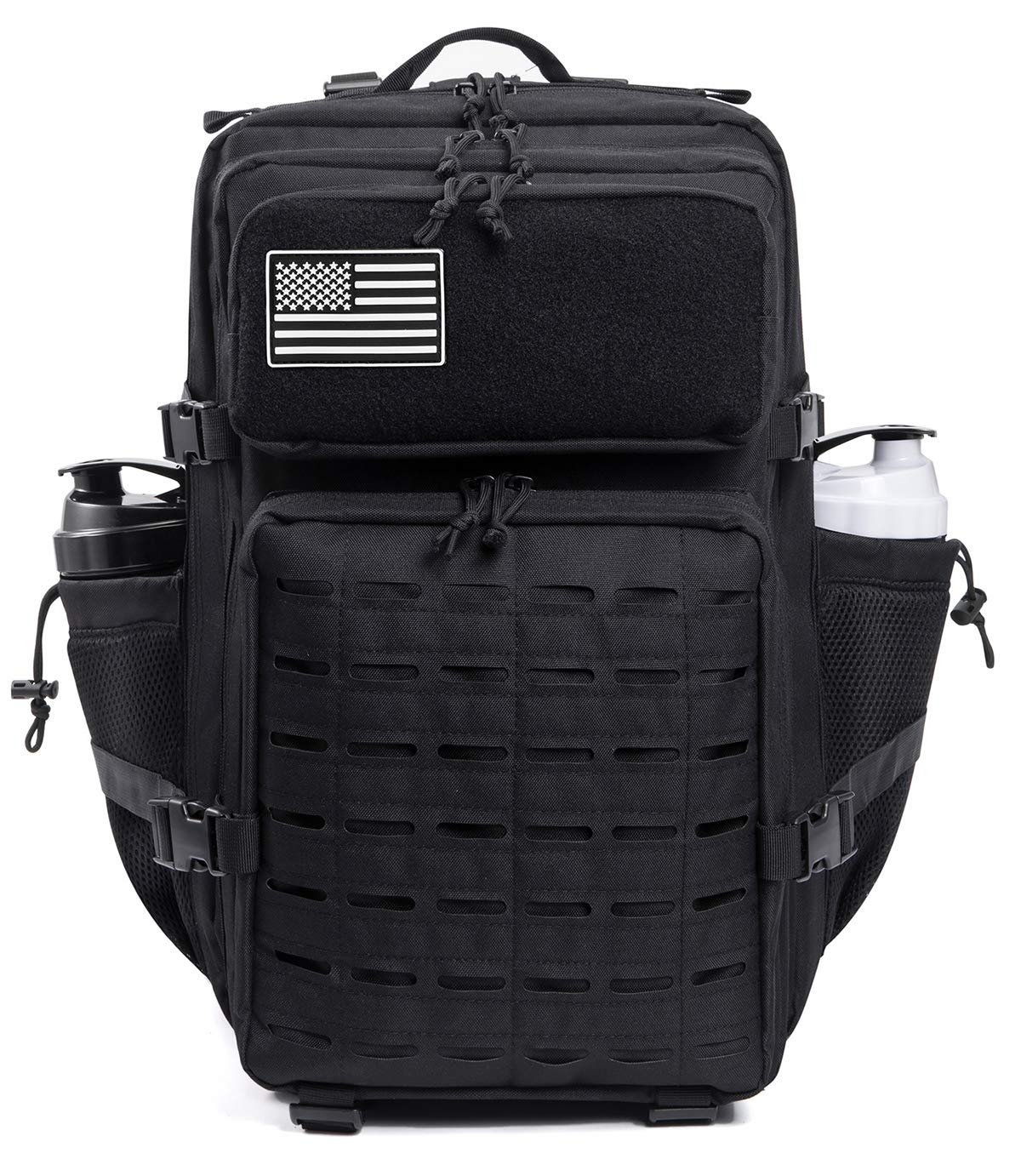 QT&QY Military Tactical Backpacks For Men Molle Daypack 45L Large 3 Da ...
