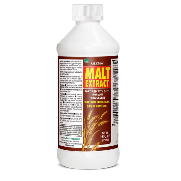 Extracto de Malta 16oz Malt Extract Fortified with B-12 and Iron 2pk ...