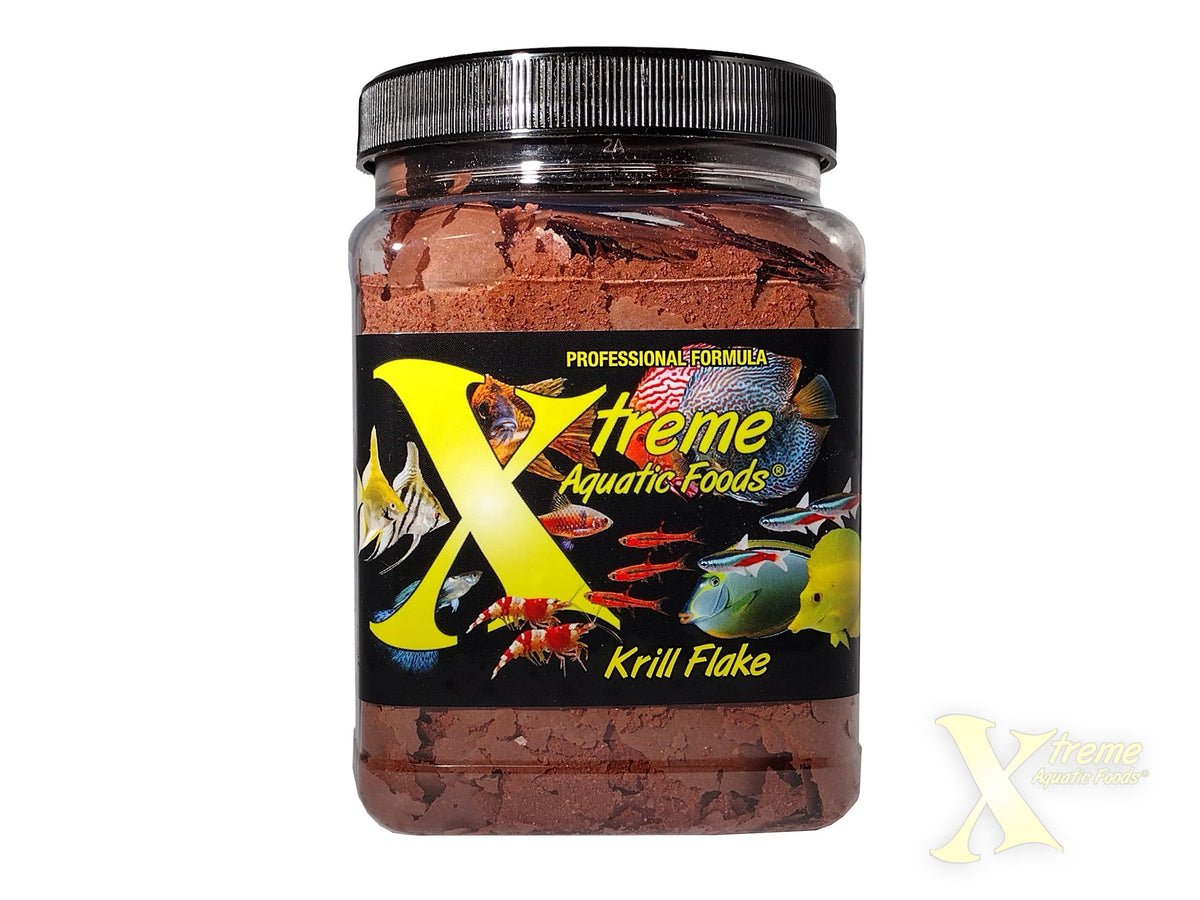 Xtreme Aquatic Fish Food - Krill Flakes - Nutritionally Balanced Profe