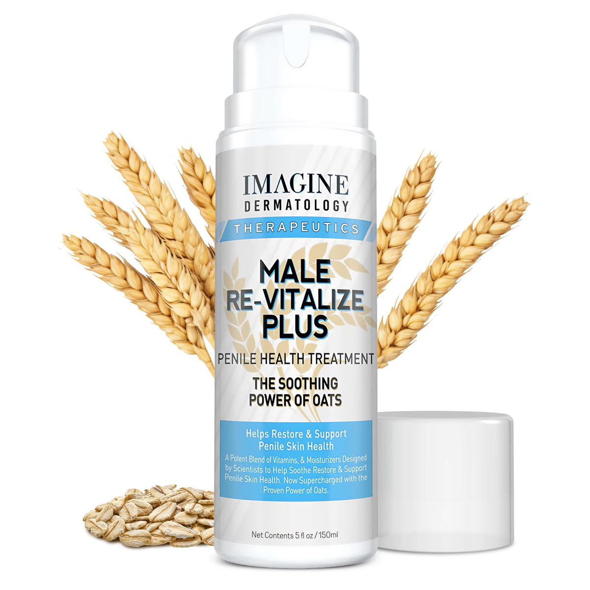 Imagine Dermatology Male Re-Vitalize PLUS - Oats Penile Health Cream f