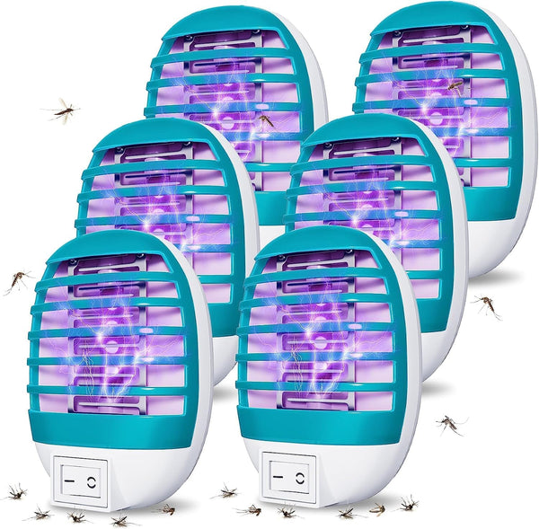 Hywean 6 Pack Plug in Bug Zapper Indoor for Flying Insect Mosquito, El ...