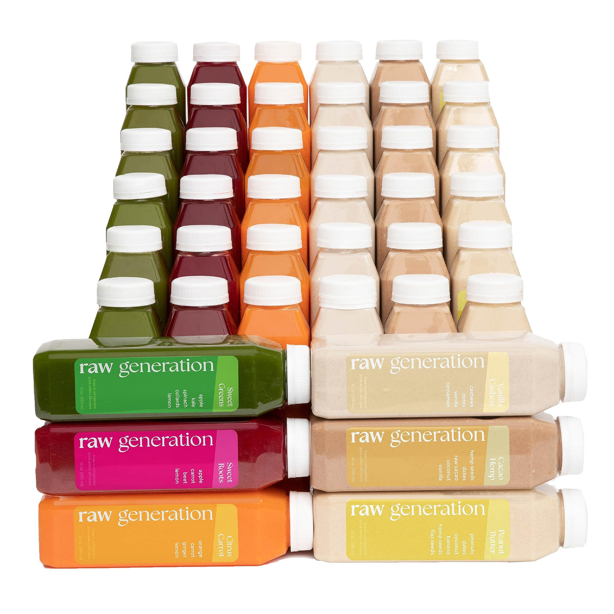 Raw Generation 7-Day Protein Cleanse – High Protein Juice Cleanse with