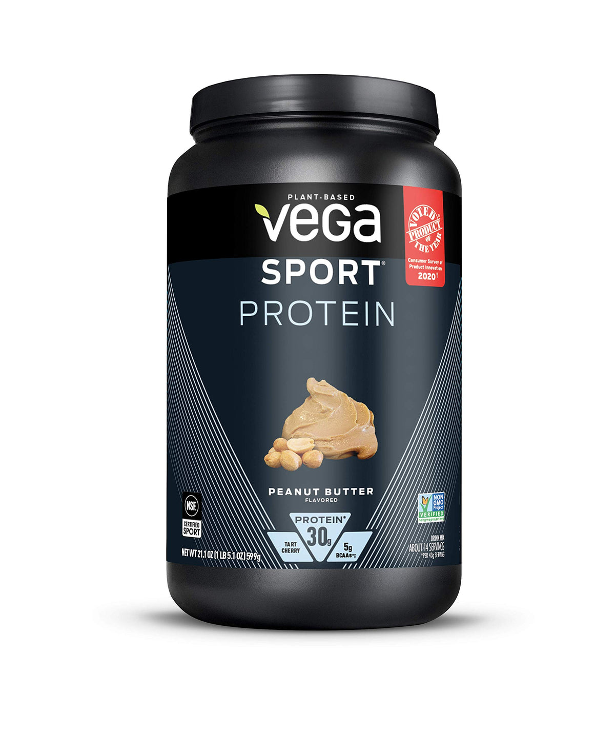 Vega Sport Protein Powder, Plant-Based Vegan Protein Powder (14 Servin