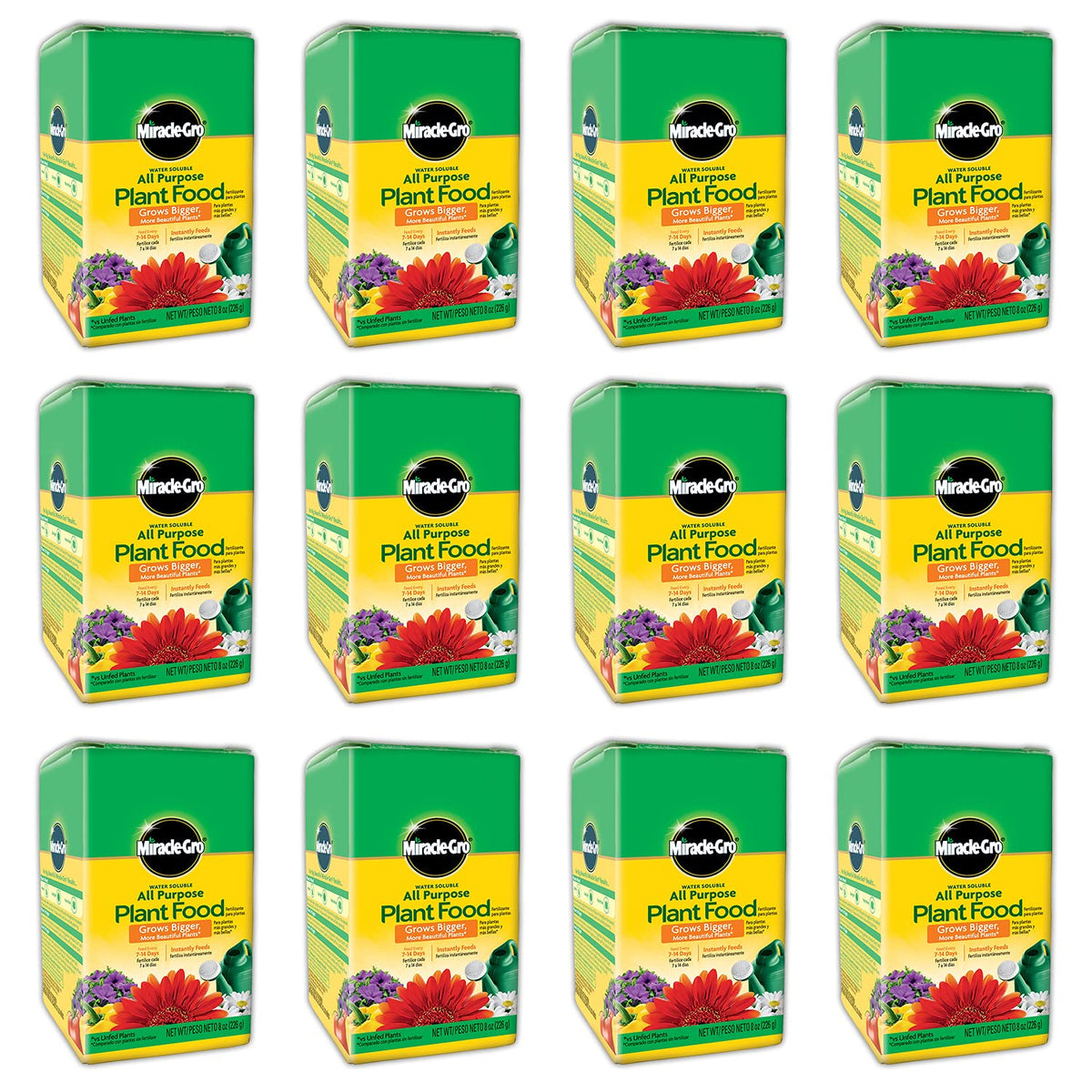 Miracle-Gro Water Soluble All Purpose Plant Food, Plant Fertilizer, 8