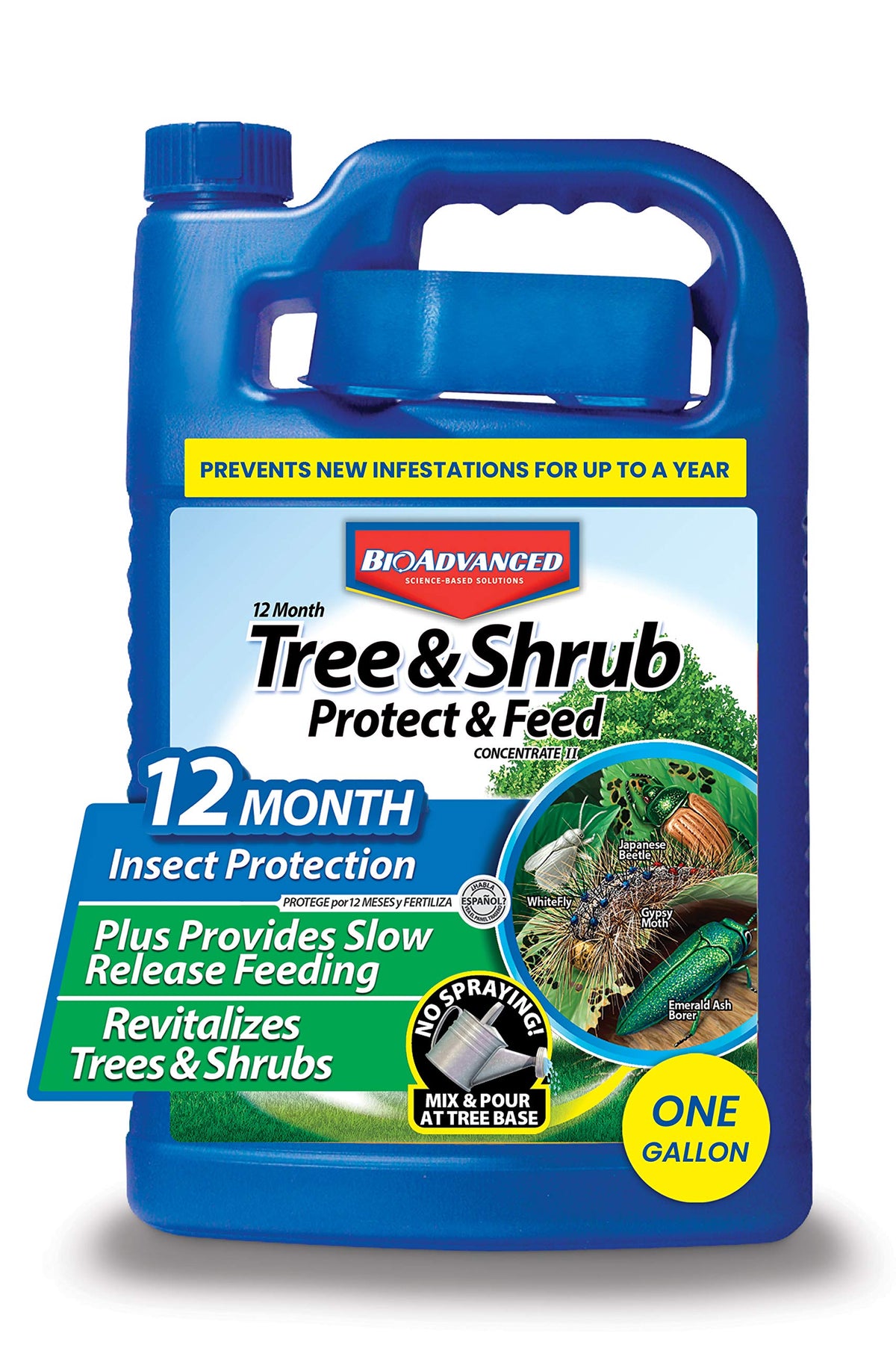 BioAdvanced 12 Month Tree and Shrub Protect and Feed II, Concentrate ...