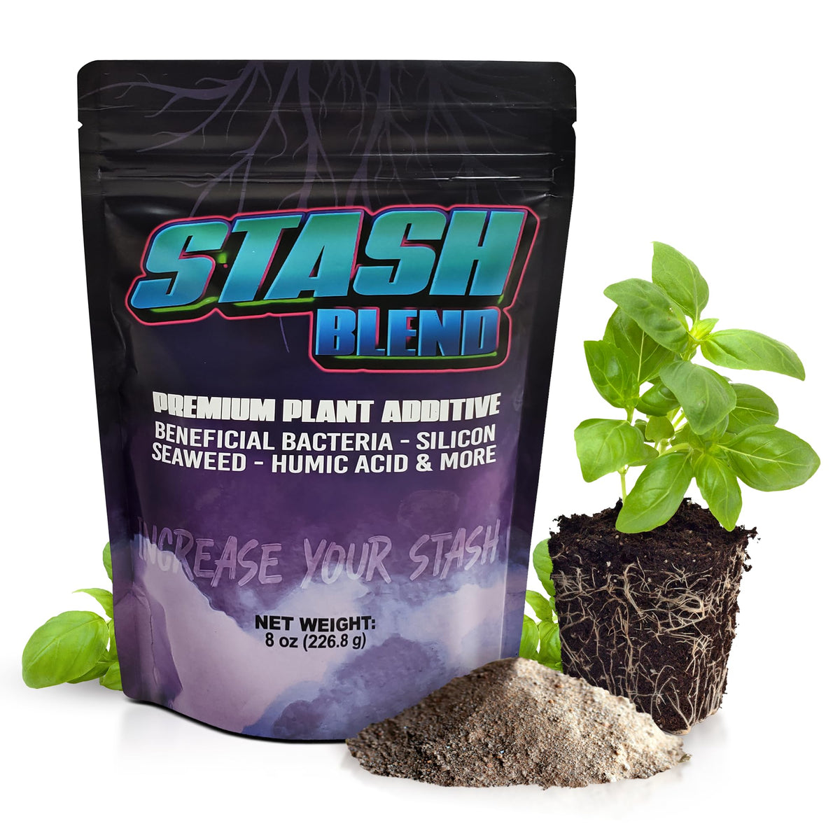 Stash Blend Premium Plant Additive Root Hormone for Plants - with Corn