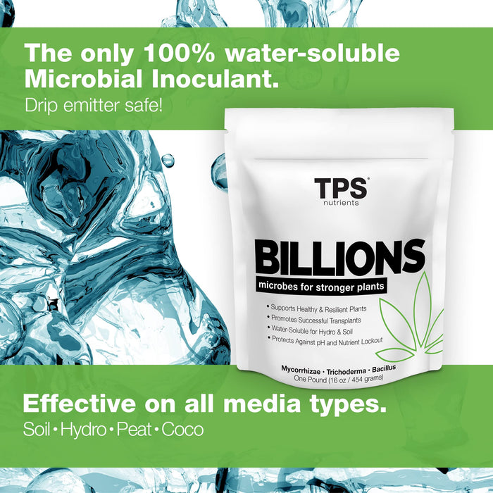 TPS Billions Concentrated Microbial Root Enhancer, 100% Water-Soluble ...