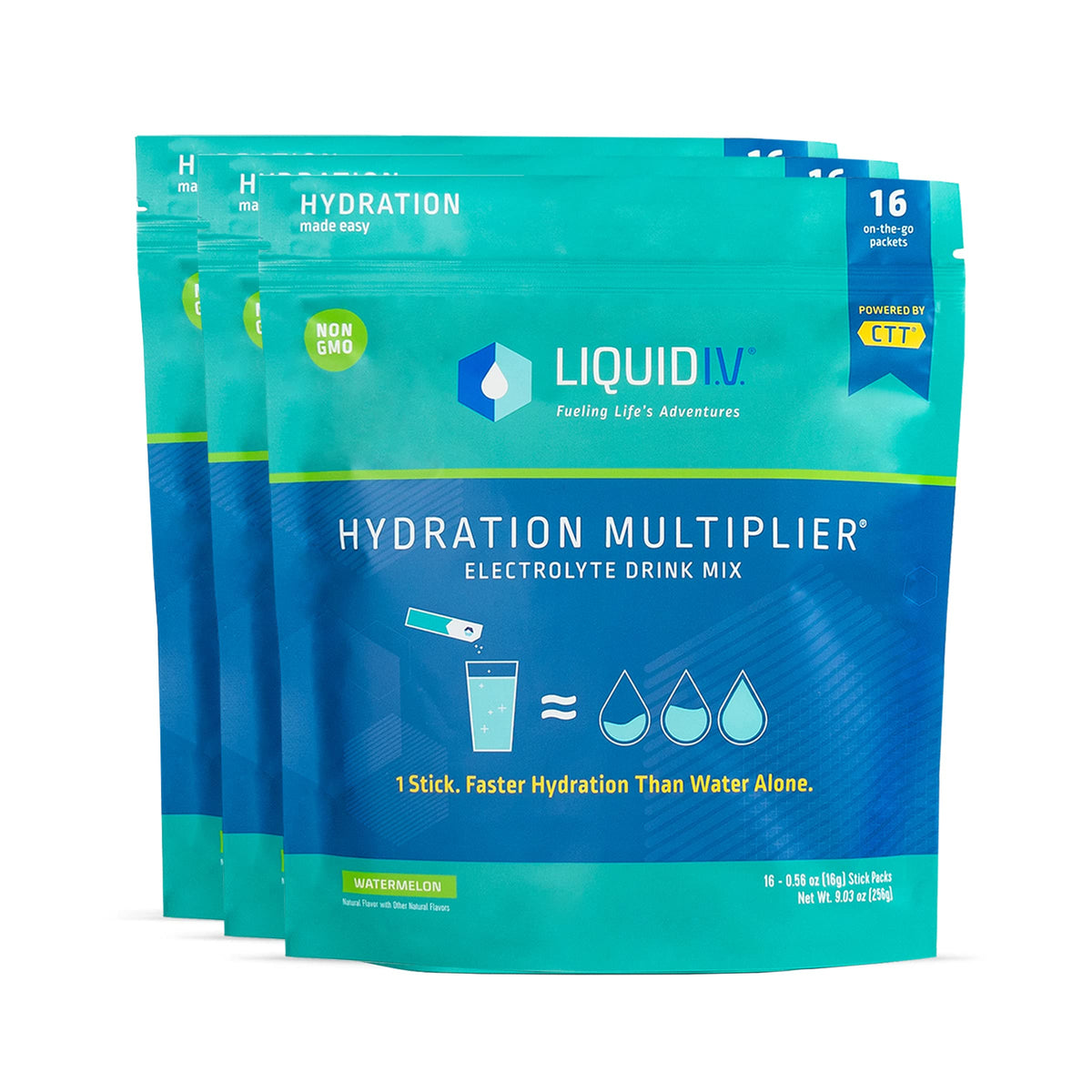 Liquid I.V. Hydration Multiplier - Watermelon - Hydration Powder Packe