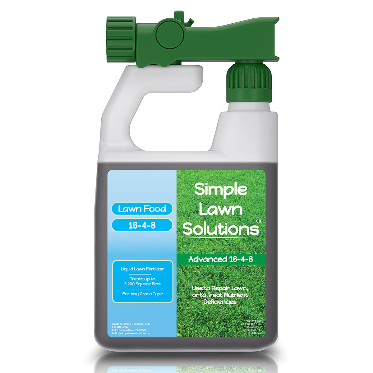 Advanced 16-4-8 Balanced NPK - Lawn Food Quality Liquid Fertilizer - S